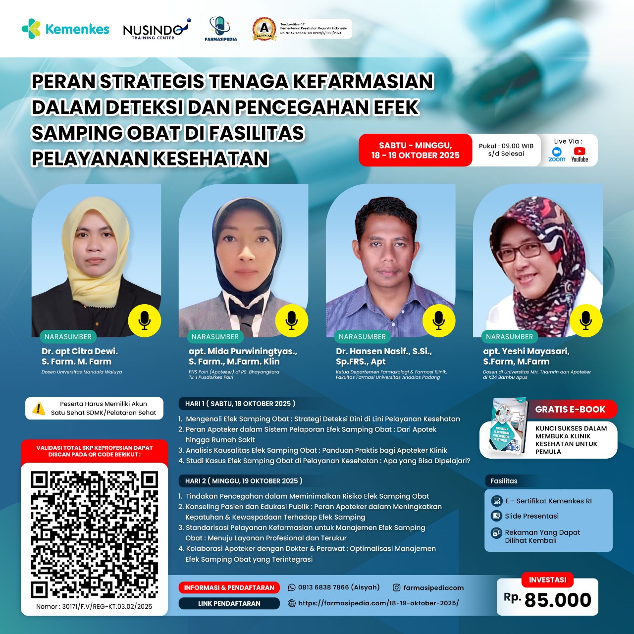 SEMINAR PERAN STRATEGI TENAGA KEFARMASIAN DALAM DETEKSI DAN PENCEGAHAN ...